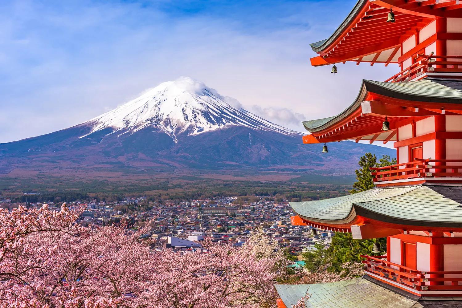 Fuji hegy Japánban fotótapéta | Fotótapéta Webáruház